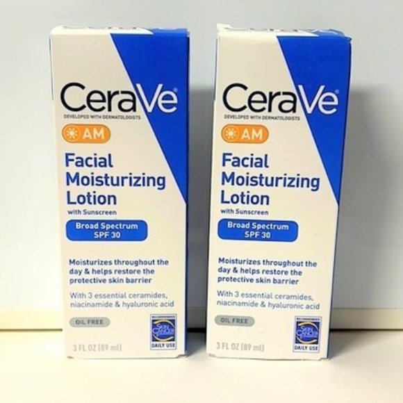CeraVe | Skincare | Cerave Am Facial Moisturizing Lotion Spf 3 Lot Of 2 ...